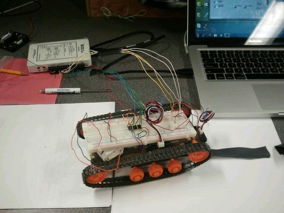 National Instruments MyDAQ Robot Car | Intel DevMesh | Mark Sand, 02/16 ...