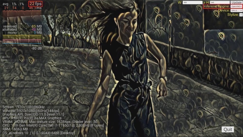 OpenVINO Plugin for Unity | Intel DevMesh | Christian Mills, 06/12/2021