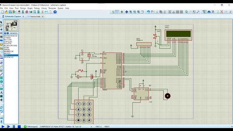 A six-digit password based door lock system | Intel DevMesh | swati ...