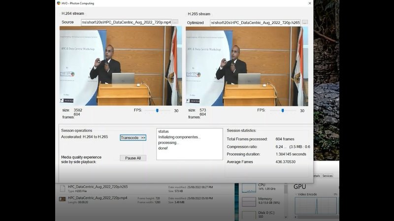 HVO (High Performance Video Storage Optimization) | Intel DevMesh | Tamer Mahmoud, 08/28/2022