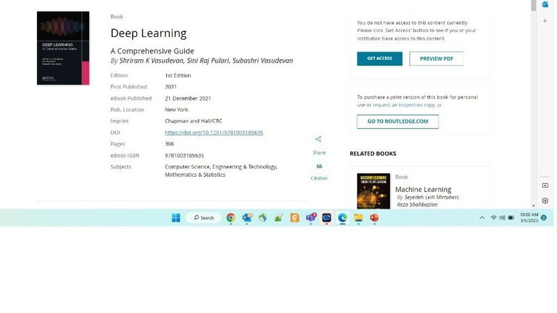 A Book On Deep Learning Intel Devmesh Sini Raj Pulari 03062023 