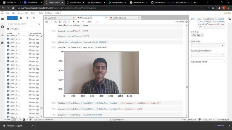 Hackathon | Intel DevMesh | Lavanya R, 03/16/2023