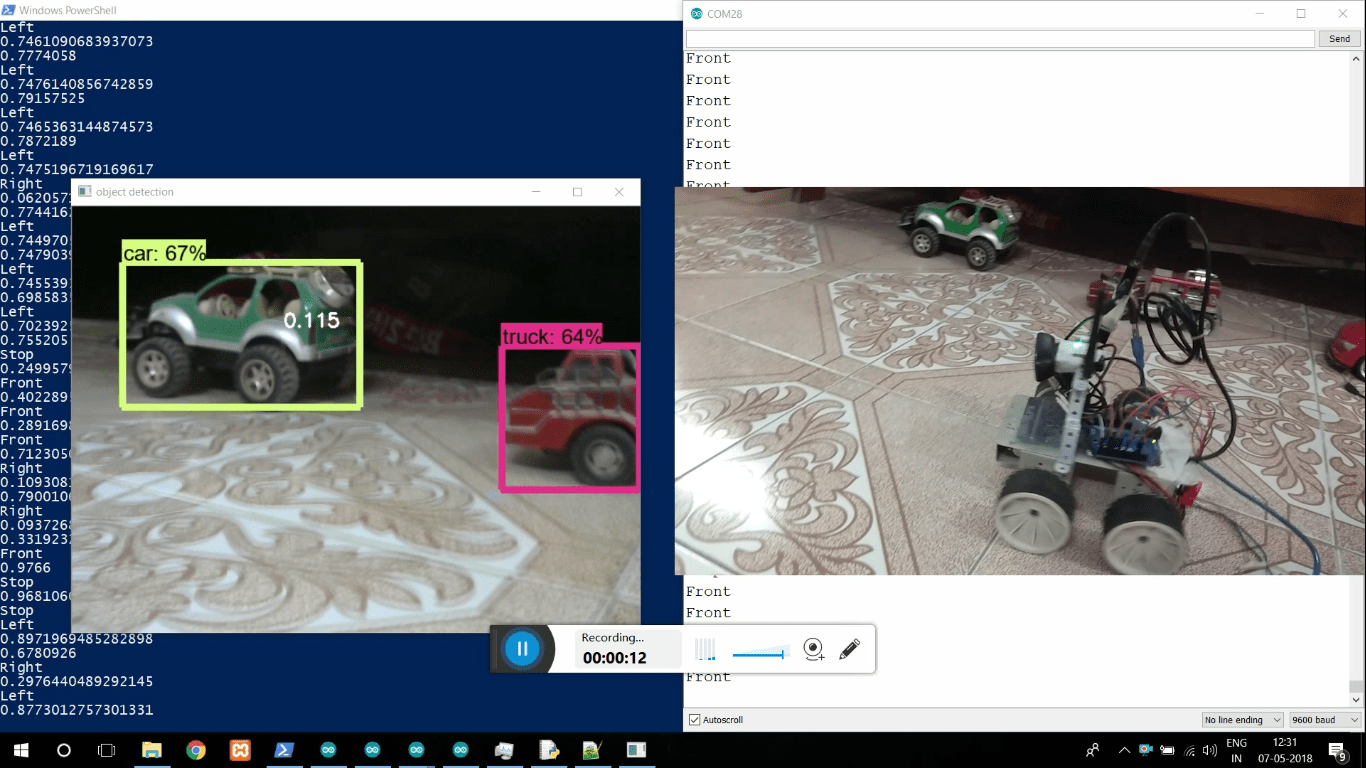 Self Driving Bot using TensorFlow Object Detection | Intel DevMesh