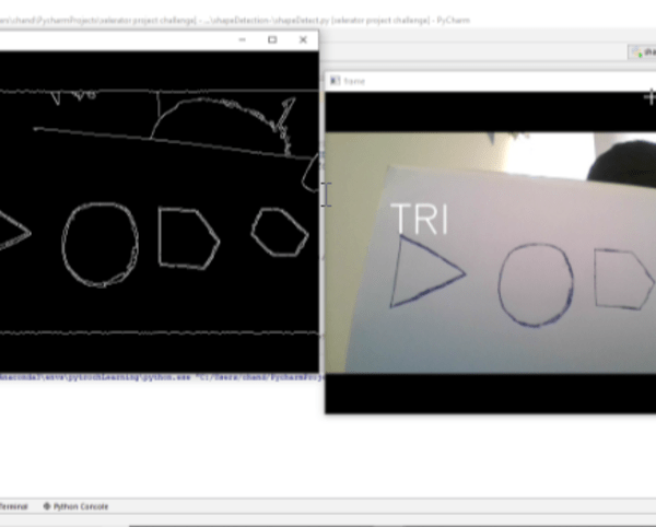 2D geometric shape recognition using webcam. | Intel Insiders | kamjula ...