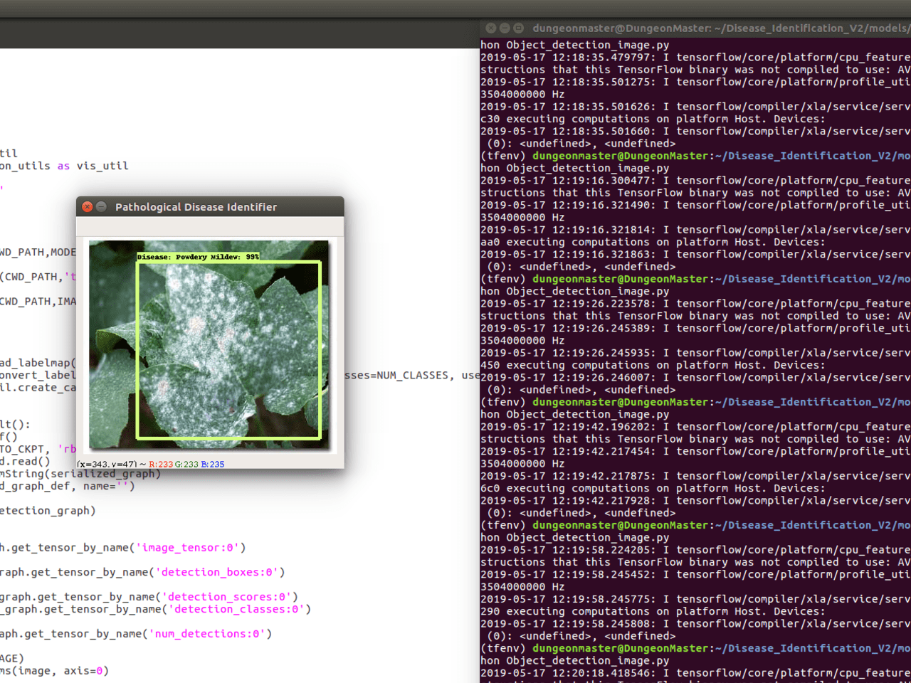 Identification Of Pathological Disease In Plants Using Tensorflow And Tensorflow Lite Powered